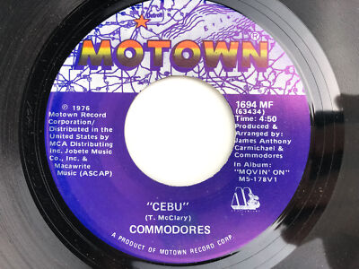 Commodores 45 RPM 7" Single Only You / CEBU Motown Records 1983 Y | eBay