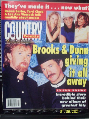 Country Weekly Magazine Sep 14 1997 Brooks & Dunn Giving It All Away ...