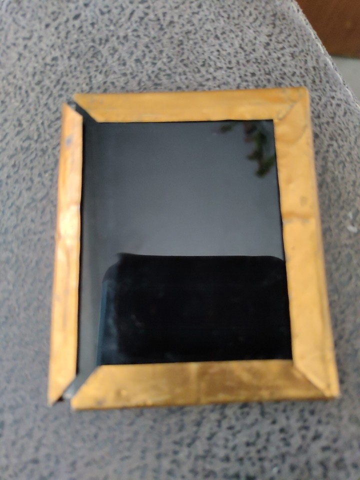 Antique Ornate Brass Tin Type Ambrotype 2x2.5 Oval Picture Frame | eBay