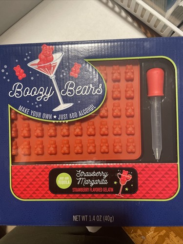 Kit make your own Gummy Bears - Silicone Mold & Dropper DIY w/ alcohol ...