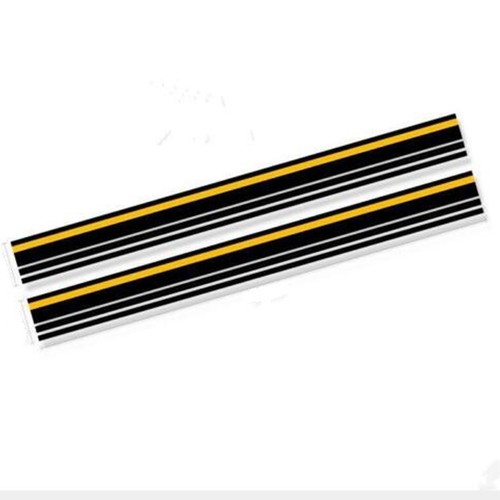 2PCS Graphics Racing Stripe Sticker Trim Fit For Dodge Challenger ...