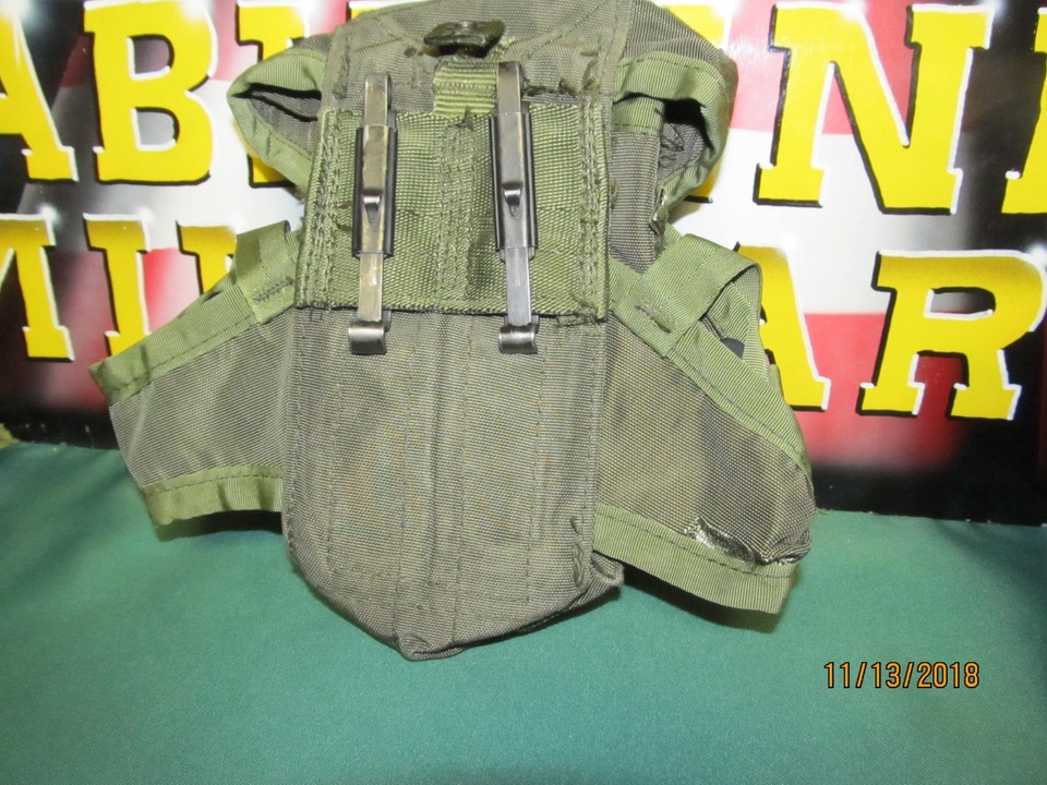 MILITARY ALICE WEB GEAR SET LC2 LBE WEB BELT LG 2 AMMO POUCH CANTEEN ...