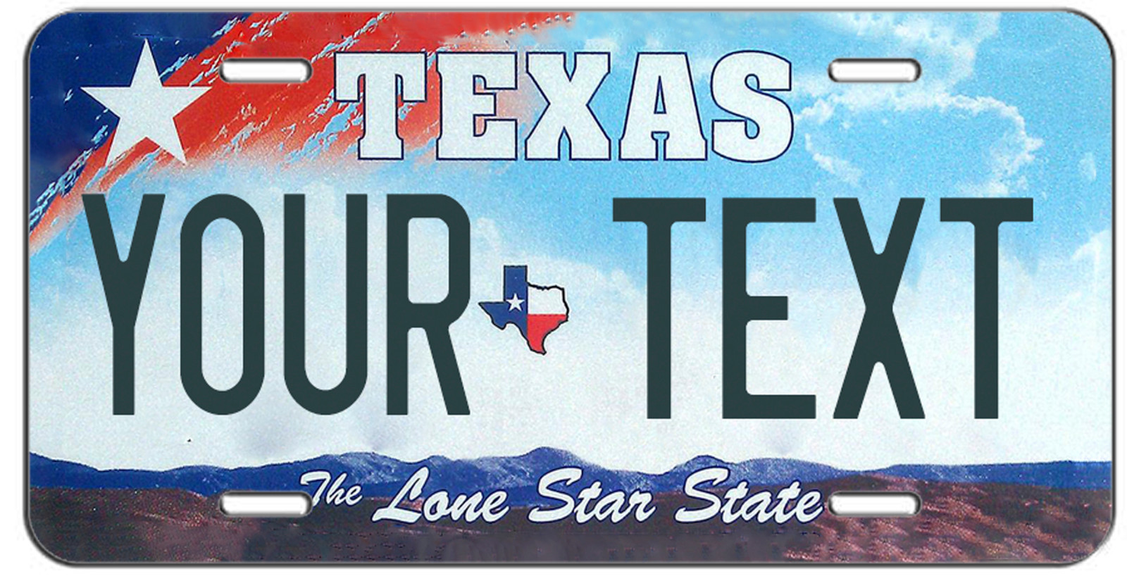 PERSONALIZED CUSTOM TEXAS VANITY LICENSE PLATE AUTO TAG | eBay