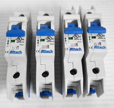 Altech UL 489 D1 Branch Circuit Breaker 1P 1A 277VAC 10kA (4) | eBay