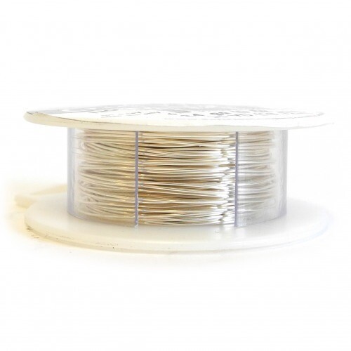 Soft Flex Craft Wire NT Silver Plated 0.52mm Thick 13.72mtr Length ...