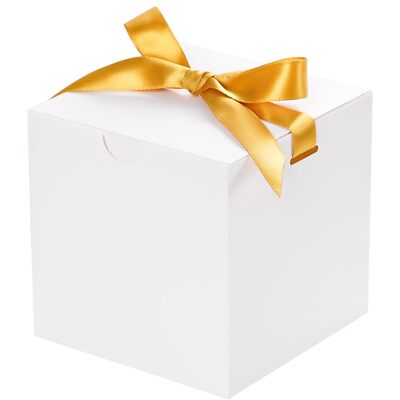 10 Pack 4x4x4 Small Gift Boxes White Gift Boxes with Lids for Presents ...