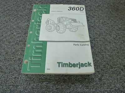 Timberjack 360D Cable Grapple Skidder Logging Parts Catalog Manual ...