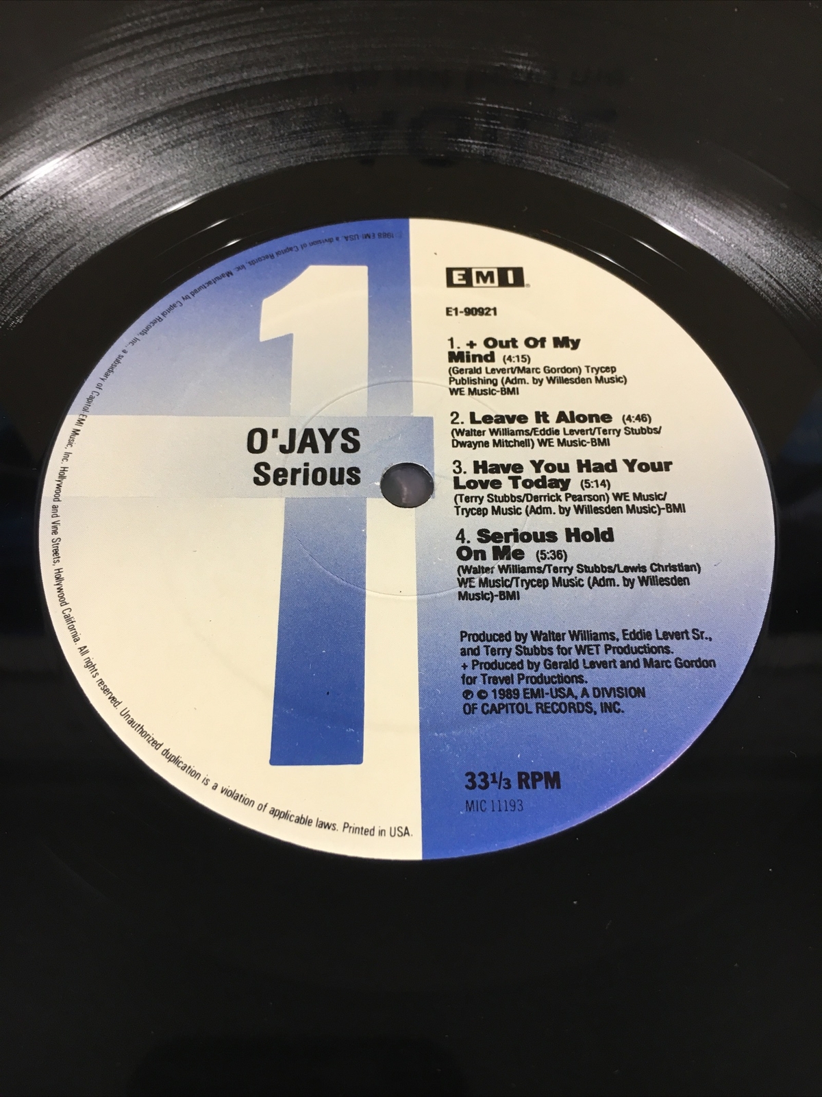 The OJays Serious LP Album Vinyl Record EI-90921 Soul R&B 80's US | eBay