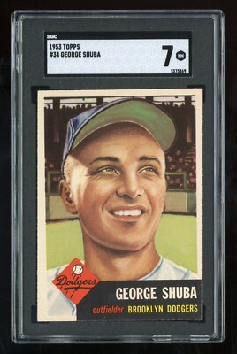 1953 Topps #34 George Shuba SGC 7 NM #5375869 | eBay