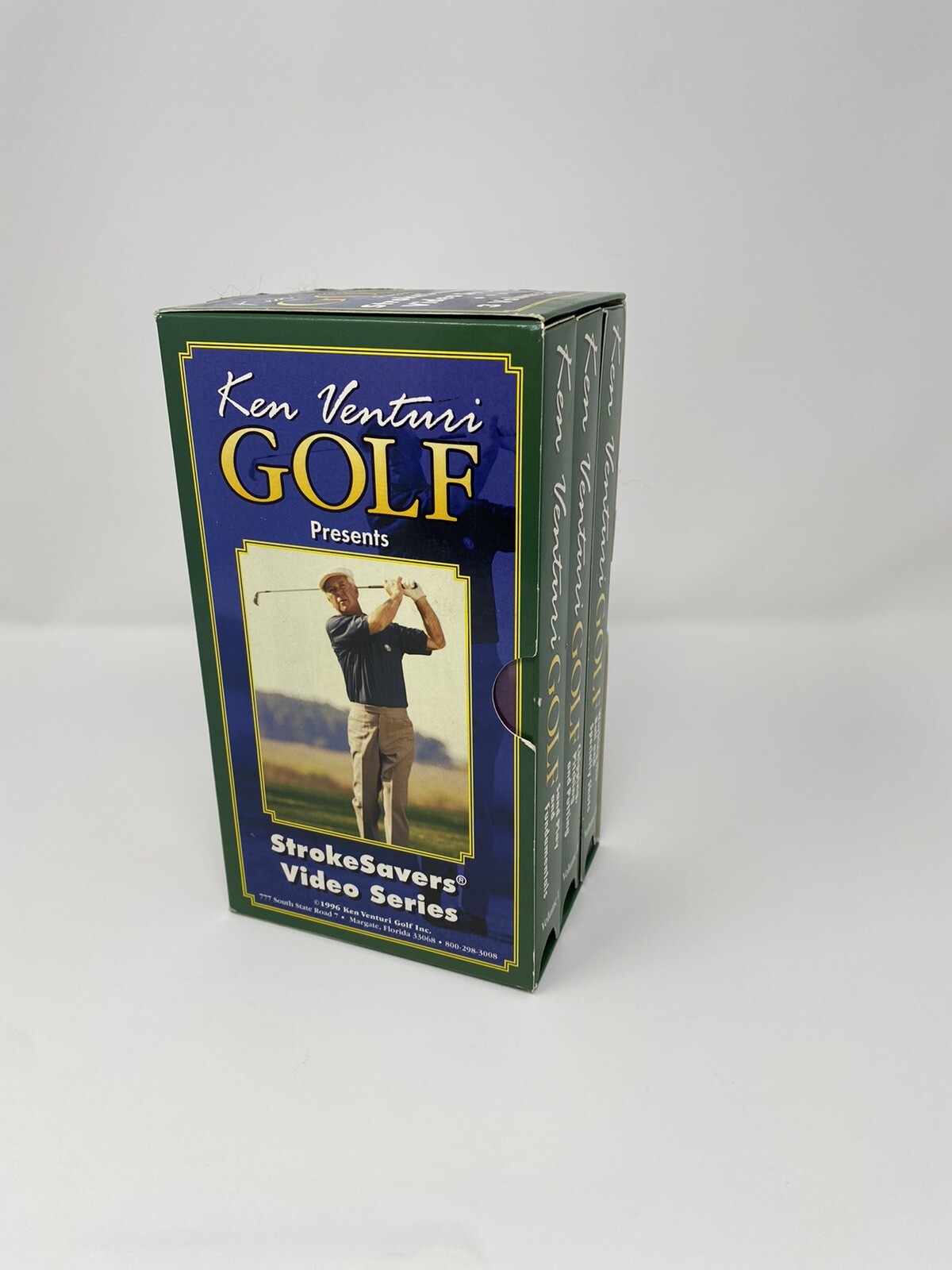 Ken Venturi GOLF Stroke Savers Video Series VHS 1996 Tape Box Set Of 3 ...