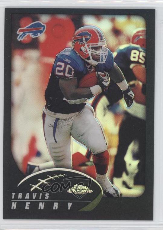 2002 Topps Chrome - Black Refractor #81 Travis Henry /599 for sale ...