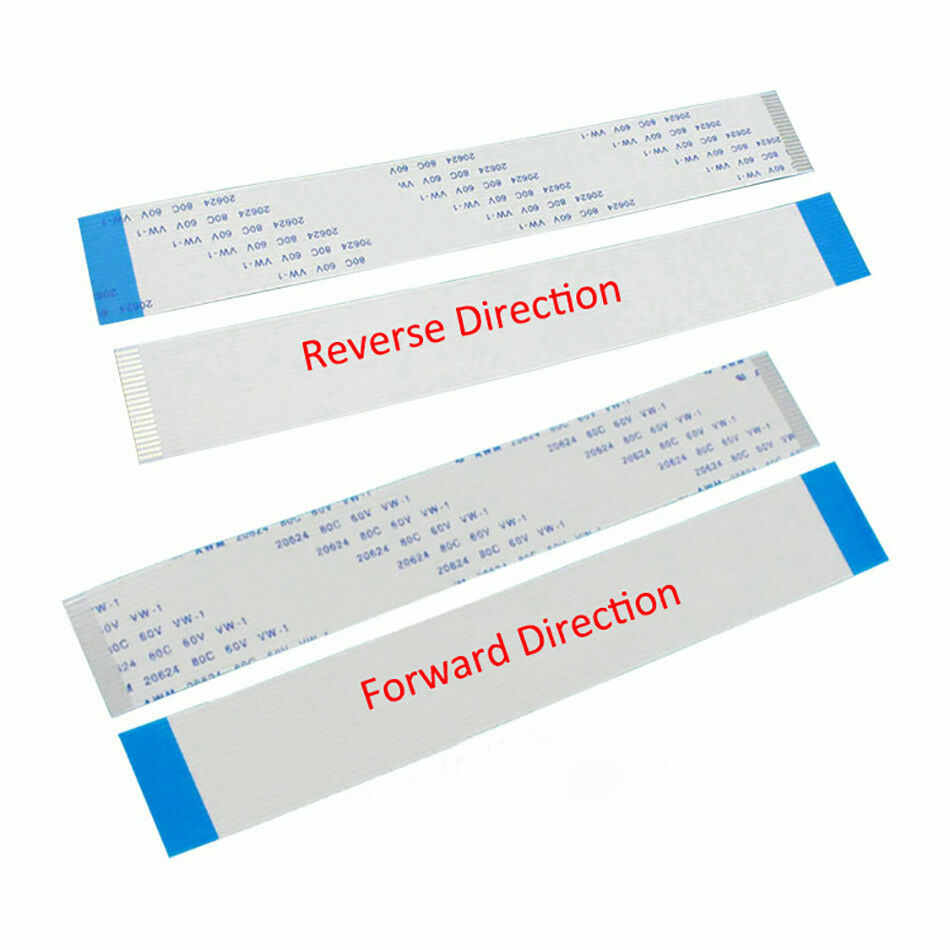 0.5mm 1mm FFC/FPC Flexible Flat Ribbon Cable 40P Forward & Reverse ...