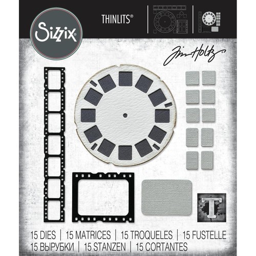 Sizzix Sizzix Thinlits Die Set – Vault Picture Show by Tim Holtz 666602 | eBay