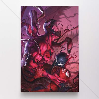 Carnage Poster Canvas Carnageized Absolute Marvel Comic Book Art Print ...
