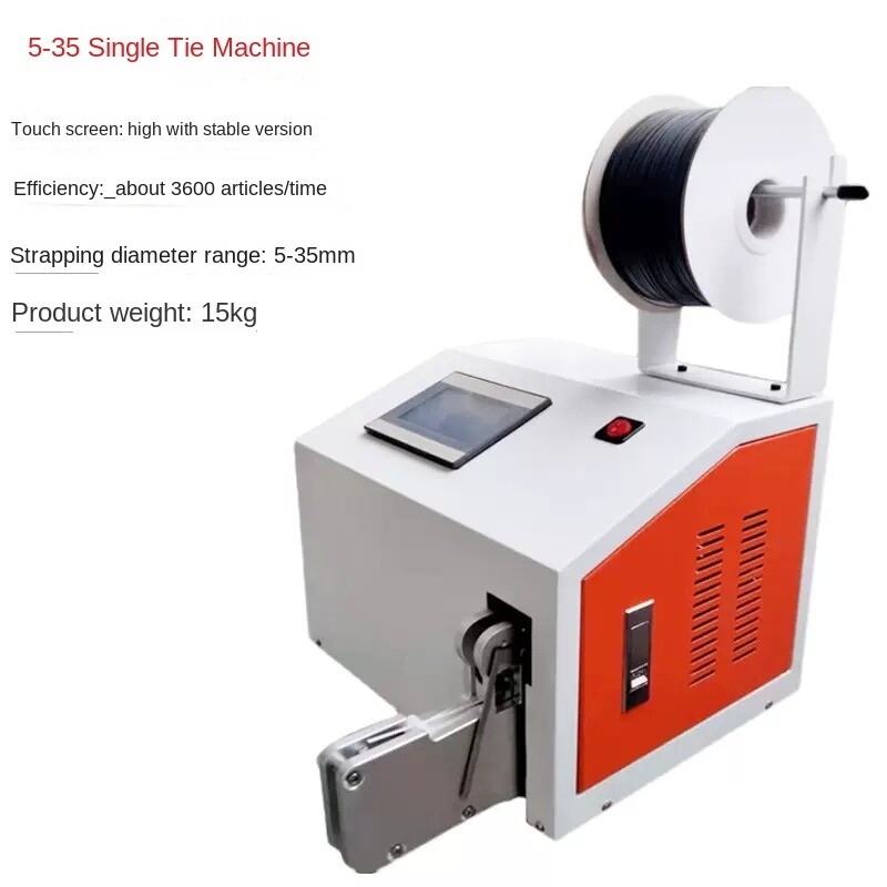 5-35mm Automatic Wire Winding Binding Machine Data Power Cable Binding ...