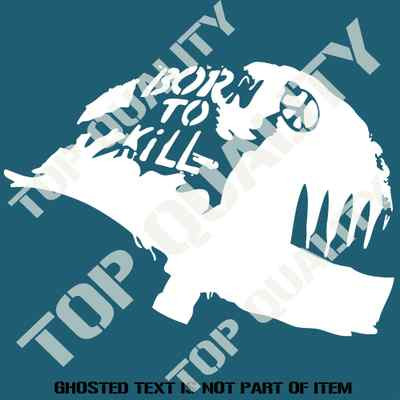 FULL METAL JACKET BORN TO KILL DECAL STICKER ARMY NOSTALGIA MILITARY ...