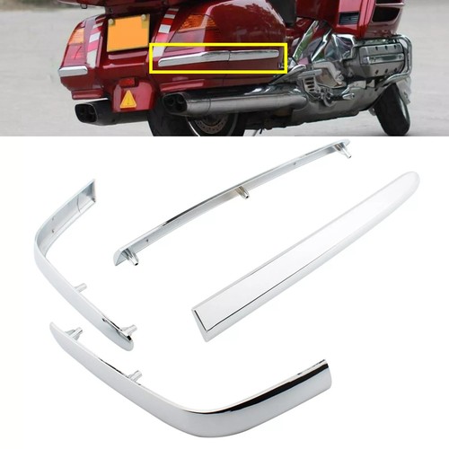 2001-2010 Honda GL1800 Goldwing Chrome Saddlebag Molding Trim/Accent 4 ...