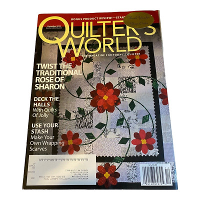 Quilter's World December 2010 Quilt Patterns Rose of Sharon 12 Designs ...
