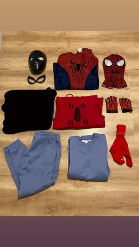 Spiderman Cosplay lot of 3 - Moving Eyes Mask, TASM 2 Suit, Homemade ...