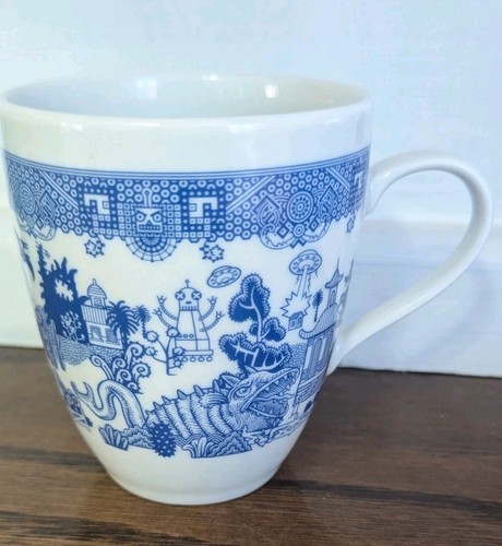 CALAMITYWARE Mug 12oz Don Moyer Porcelain BLUE "Things Could Be Worse ...