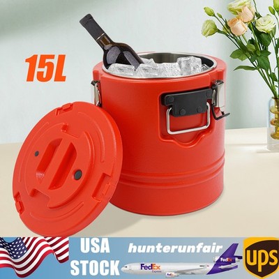 15L/15.85Qt Modern Insulated Bucket Insulated Soup Container With Lid ...