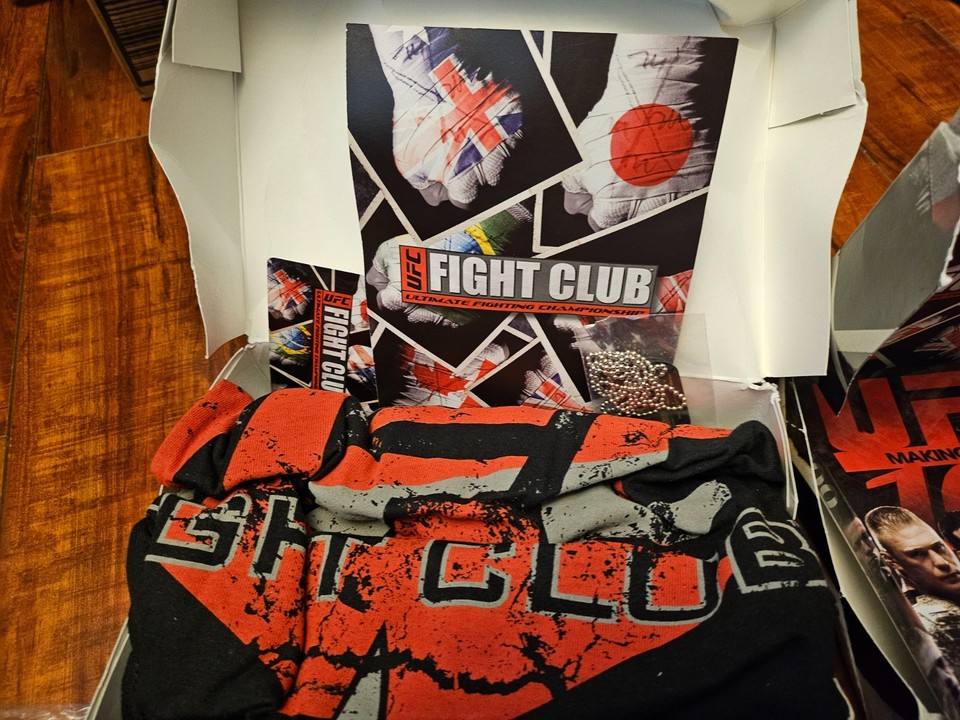 UFC Fight Club Merch Bundle – 10 New Shirts (M–XXL) + UFC 100 DVD ...