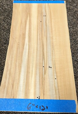 Maple Spalted Ambrosia wood veneer 6" x 12" raw no backed 1/42 ...