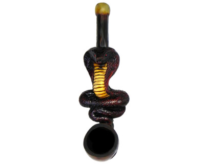 King Cobra Snake Handmade Tobacco Smoking Small Hand Pipe Serpent ...