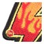 Flaming Lightning Bolt Right Patch, Lightning Patches | eBay