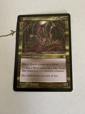 MTG Sliver Queen Stronghold Magic The Gathering Damaged | eBay