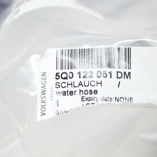 NEW AUDI VW SKODA COOLANT HOSE WITH QUICK RELEASE COUPLING 5Q0122051DM ...