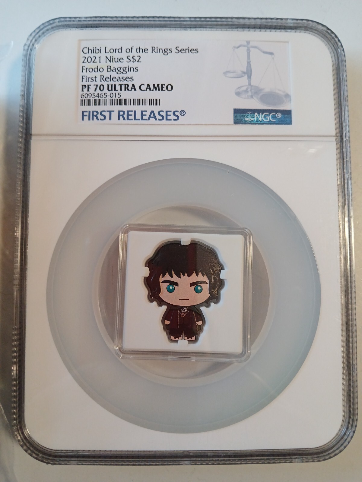 Frodo Baggins Niue Chibi Lord of the Rings 2021 PF 70 ULTRA CAMEO + BOX ...