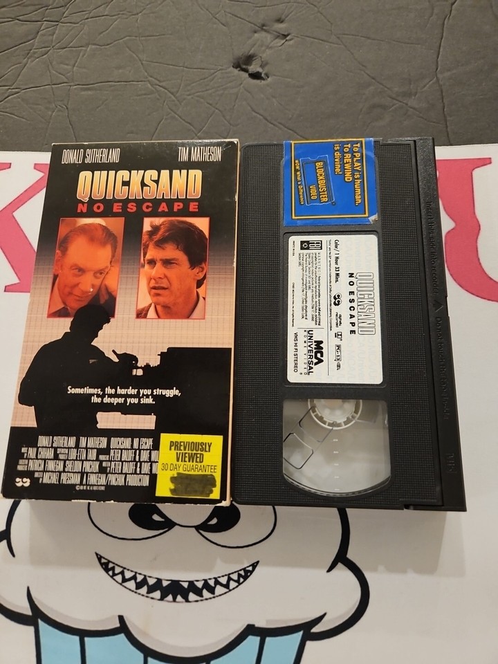 Quicksand: No Escape - DONALD SUTHERLAND (VHS, 1993) 96898127530 | eBay