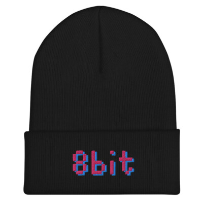 8 Bit Cuffed Beanie - Retro Gaming | eBay