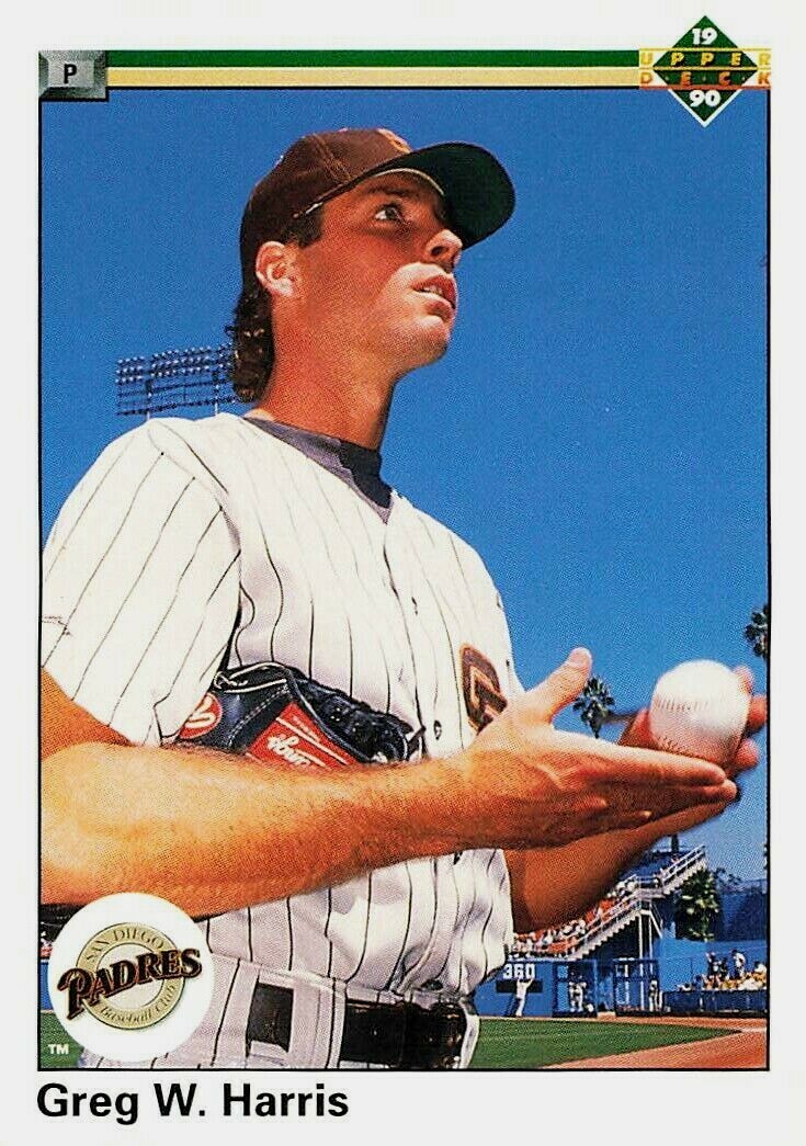 1990 Upper Deck Greg W. Harris #622 Padres | eBay