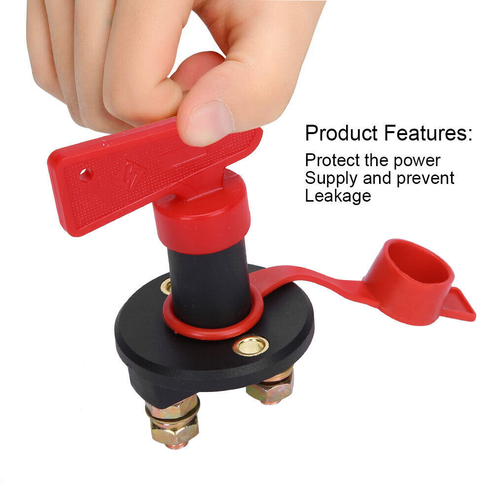 2X 12V Battery Isolator Car Cut Off Key Switch Power Kill for Car ...