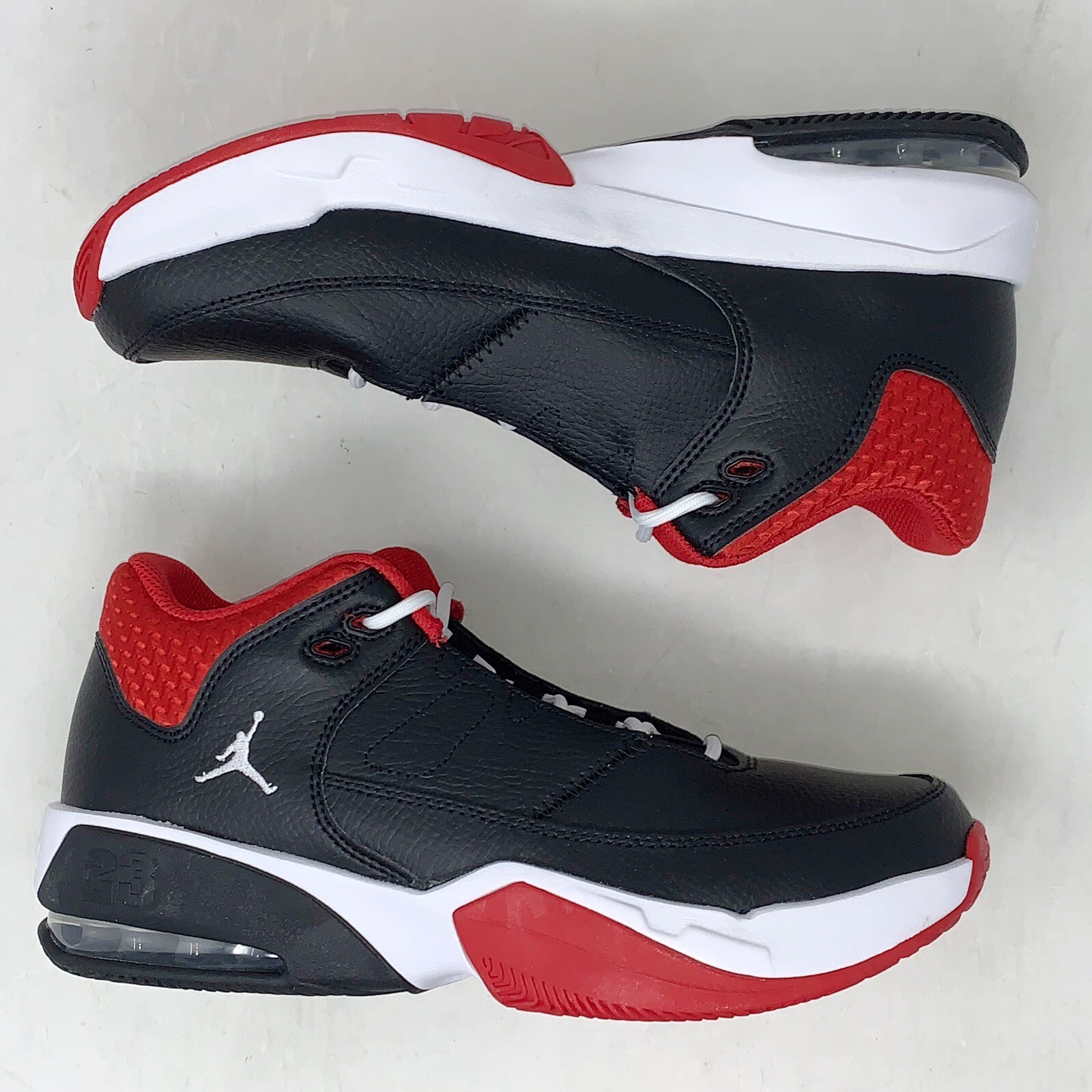 Air Jordan Max Aura 3 Bred Black Sneakers, Size 6Y / 7.5W BNIB DA8021 ...