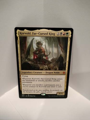 MTG Throne Of Eldraine Korvold, Fae-Cursed King Regular Mythic NM | eBay