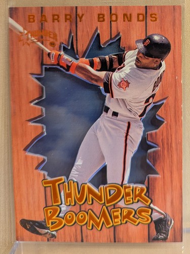 1998 Skybox Circa THUNDER BOOMERS #2 Barry Bonds Giants ACETATE WINDOW ...