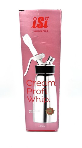 iSi Professional Whipped CREAM PROFI WHIPPER Dispenser Stainless 1 Pint ...