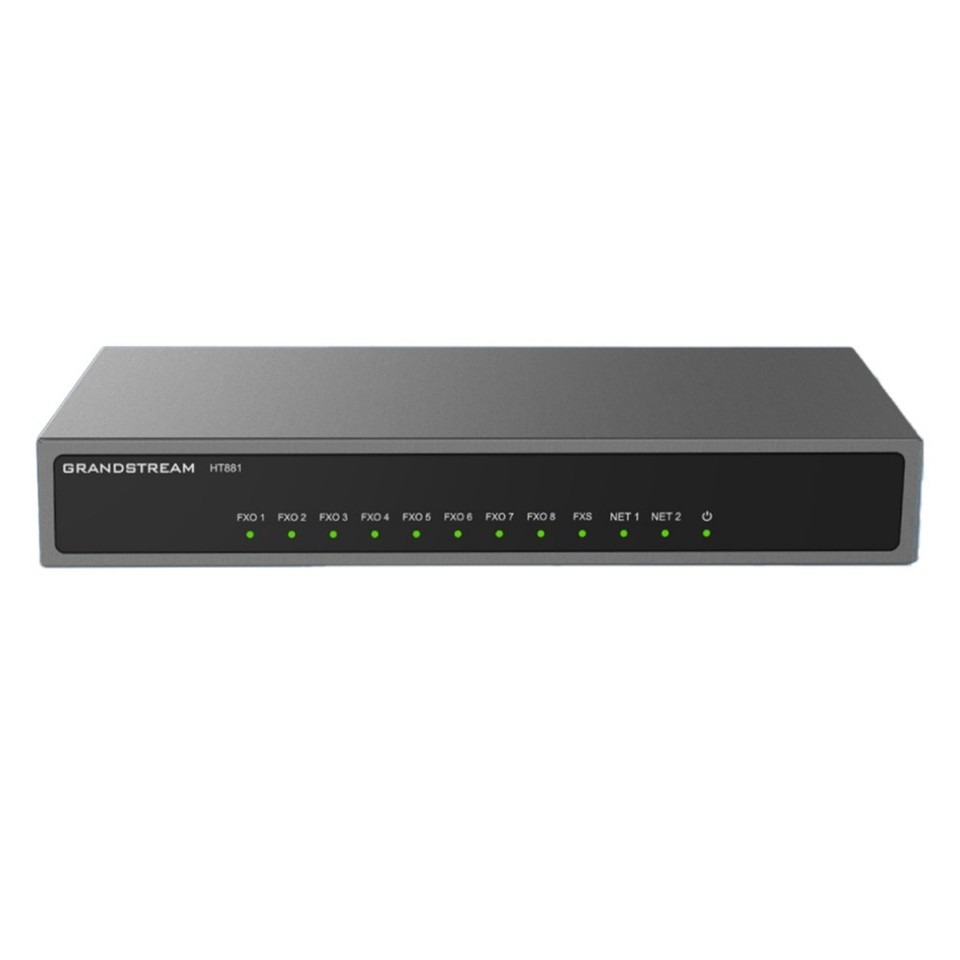 Grandstream GS-HT881 Analog FXO Gateway 8 FXO Port NAT Router | eBay