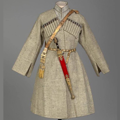 New Cossack Officer coat Russian WW1 1914 Uniform Gray Cossack Men coat ...