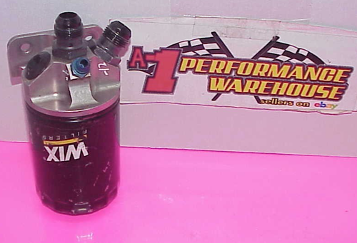 CV Products Remote Oil Filter Adapter with Wix Oil Filter # 51515 ...
