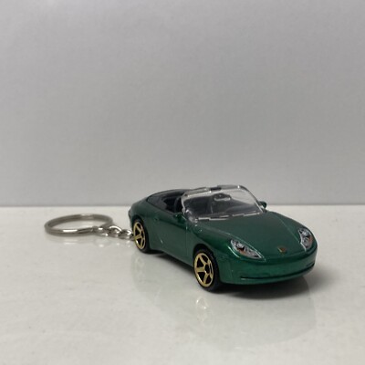 RARE KEY CHAIN GREEN PORSCHE 911 CABRIOLET CUSTOM LIMITED EDITION 1998 ...
