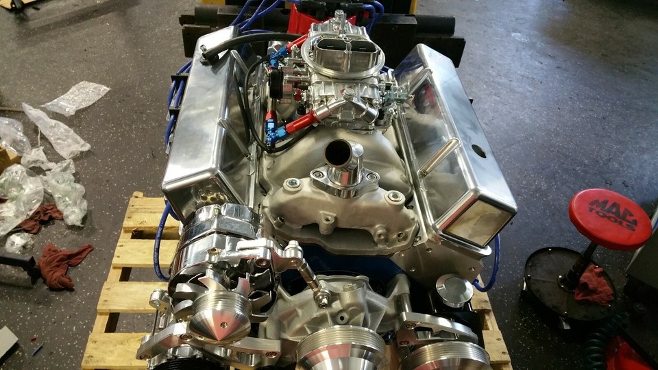 CHEVY 355 CID 400+HP CUSTOM CRATE ENGINE TURN KEY DYNO TEST 2 YEAR ...