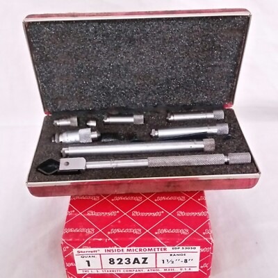Micrometers - Starrett Tubular Id Inside Micrometer Set