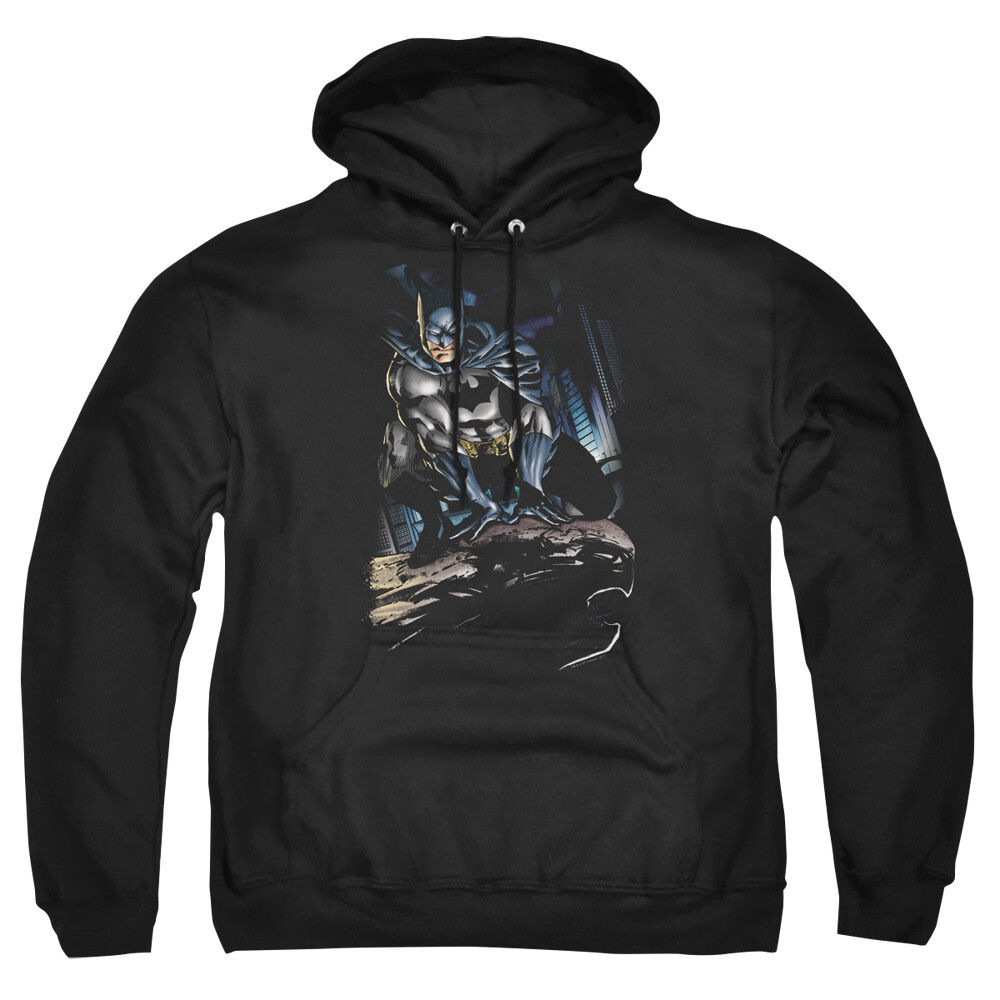 Batman "Perched" Pullover Hoodie, Sweatshirt or Long Sleeve T-Shirt | eBay