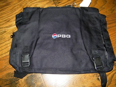PBG Messenger Bag Laptop Bag with handle and strap Travelwell NWT Pepsi ...