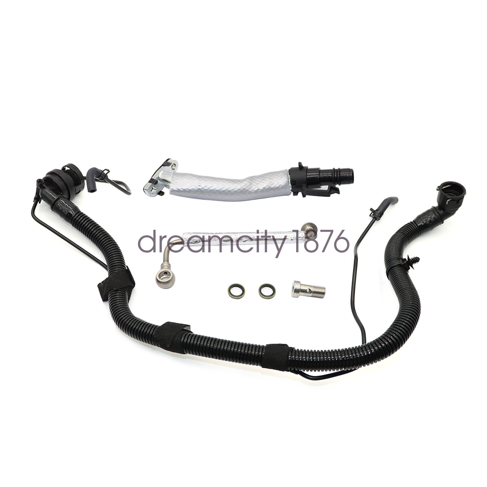 Oil Return Pipe & Oil Feed Line & TURBO PCV For Chevy Cruze Sonic Trax ...