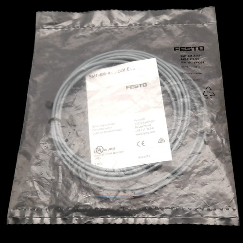 Festo SMT-8M-A-NS-24V-E-2.5-OE Cylinder Position Sensor, 5-30VDC, NPN ...
